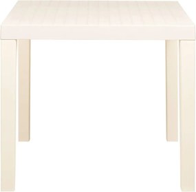 Zahradní stůl bílý 79 x 65 x 72 cm plast 315842