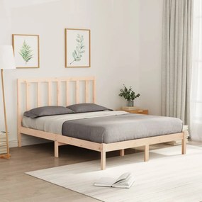 Rám postele masivní dřevo 120 x 200 cm