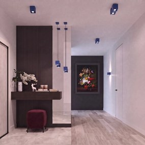 Sollux Lighting Nástěnné svítidlo QUAD 1 ultramarín