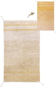 Okrově žlutý bavlněný koberec 80x140 cm Twin Amber – Lorena Canals