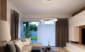 Led2 Závěsné LED svítidlo CIRCLE 3 P-Z ø 80 cm Barva: Černá, Stmívání, řízení: RF control (nutné dokoupit dálkový ovladač)