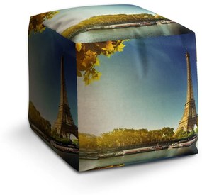 Sablio Taburet Cube Paříž: 40x40x40 cm