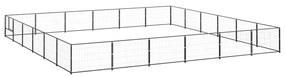 Psí kotec černý 36 m² ocel
