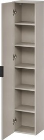 Závěsná vysoká koupelnová skříňka Nancy 70 30 cm kašmírová