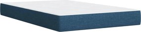 Box spring postel s matrací modrá 120x200 cm textil 3285129