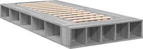 Rám postele šedý sonoma 90 x 200 cm kompozitní dřevo 3280522