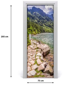 Fototapeta na dveře samolepící Mořeské oko Tatry 75x205 cm