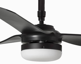 Stropní ventilátor Punt M DC LED světlo černá