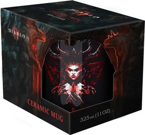 Keramický hrnek Diablo IV - Lilith, Queen of the Succubi 330 ml (dárkové balení) Vícebarevná