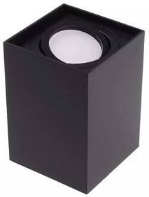 T-LED Černé přisazené výklopné svítidlo hranaté GU10