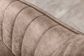 Designové křeslo Esmeralda šedobéžové-taupe