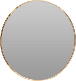 Zlaté kulaté zrcadlo, Ø 50 cm
