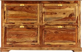 vidaXL Botník 140 x 35 x 90 cm masivní sheeshamové dřevo [248107]