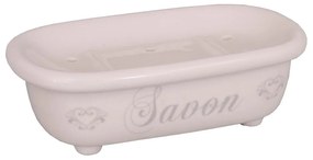 Bílá porcelánová mýdlenka Savon – Antic Line