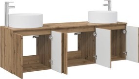 Sada koupelnových skříněk 3 ks Dub artisan 3405736