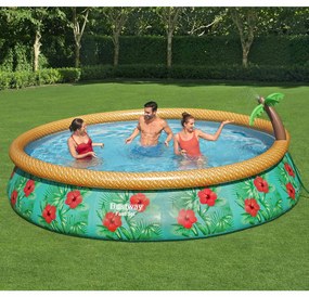 Bestway Fast Set Nafukovací bazénový set Paradise Palms 457 x 84 cm