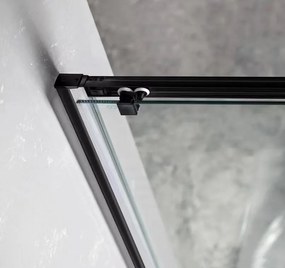 GELCO s.r.o. Sprchové dveře posuvné 110 GELCO SIGMA SIMPLY BLACK, sklo ČIRÉ, 1100 mm GS1111B