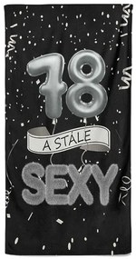 Osuška Stále sexy – černá (věk: 78)