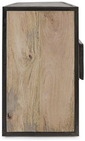 BIZZOTTO Dřevěný TV stolek MANCHESTER tmavý 195 cm 0746641