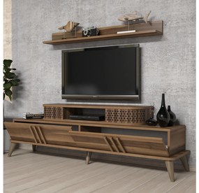 Sada nábytku do obývacího pokoje Etela (ořech)