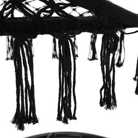 Závěsné křeslo, černá, AMADO 2 NEW