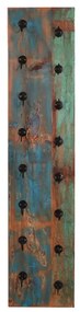 Velký barevný nástěnný věšák na vína z masivního recyklovaného dřeva Openwater