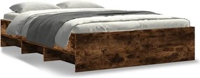 Rám postele bez matrace kouřový dub 140x190 cm kompozitní dřevo 3295685