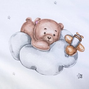 Povlečení do dětské postýlky Medvídek na měsíčku