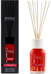 Millefiori – Milano difuzér s tyčinkami Mela & Cannella (Jablko a skořice) Objem: 100 ml