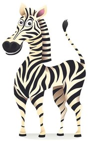 Plakát Vykulená zebra