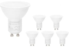 SADA 6x LED RGBW Stmívatelná žárovka MESH GU10/6,5W/230V 2700-6500K - Aigostar
