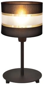 Stolní lampa HELEN 1xE27/15W/230V černá/zlatá