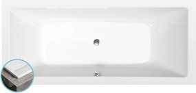 Polysan - Vana 180x80x39 cm, bílá 71710S