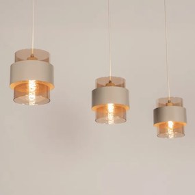 Závěsné svítidlo Retro 70er Line 110 Taupe