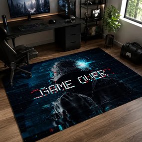 Protiskluzový herní koberec Game Over