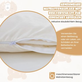 Costway Japonská futonová matrace Tatami Mat podlahová matrace