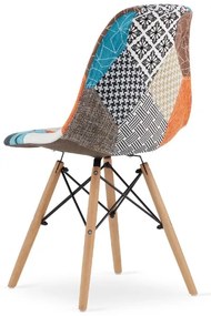 Jídelní židle PATCHWORK Alex - skandinávský styl