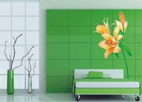Samolepka na zeď Oranžové Lilie | 65 x 85 cm | DF0450