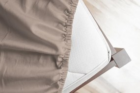 Matějovský napínací prostěradlo jersey Světle hnědé na matraci: 70 x 140 cm
