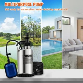 ponorné vodní čerpadlo, 550 W 9500 l/v, s 10 m