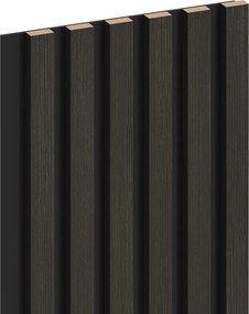 Mexen Lam-B, akustické stěnové lamely 275 × 30 cm, HDF deska 4 mm, technická dýha, ořech stříbřitý, S100-275307-3015-009