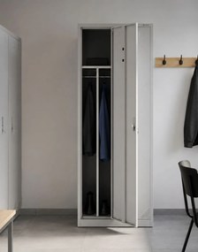 Kovová šatní skříň sociální Orlando Grey