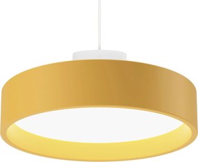 Závěsná lampa Circle Suspended LED 3000K 45,6 cm žlutá
