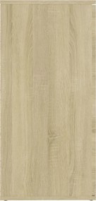 vidaXL Příborník 160 x 36 x 75 cm dřevotříska [3074930] Barva: bílá s vysokým leskem