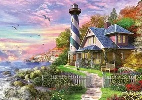 EDUCA Puzzle Maják v zátoce Rock Bay / 1000 dílků / od 14 let