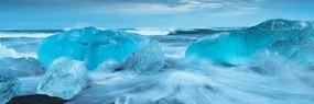 Obraz ledové kry - 120x40 cm