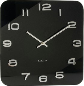 Nástěnné hodiny Vintage černé