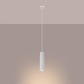 Sollux Lighting Závěsné svítidlo KARBON 1 bílé