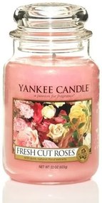 Aromatická svíčka, Yankee Candle Fresh Cut Roses, hoření až 150 hod