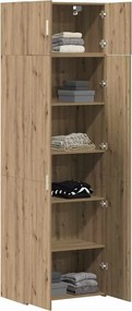 Úložná skříňka 2 ks Artisanový dub 70 x 42,5 x 225 cm 3365636